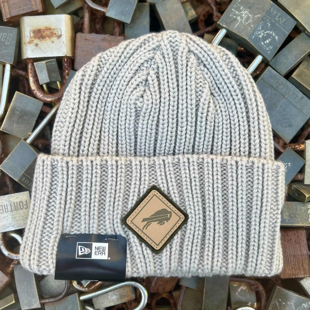 Buffalo Bills NFL New Era Champagne Appliqué Knit Toque – The Sport Gallery