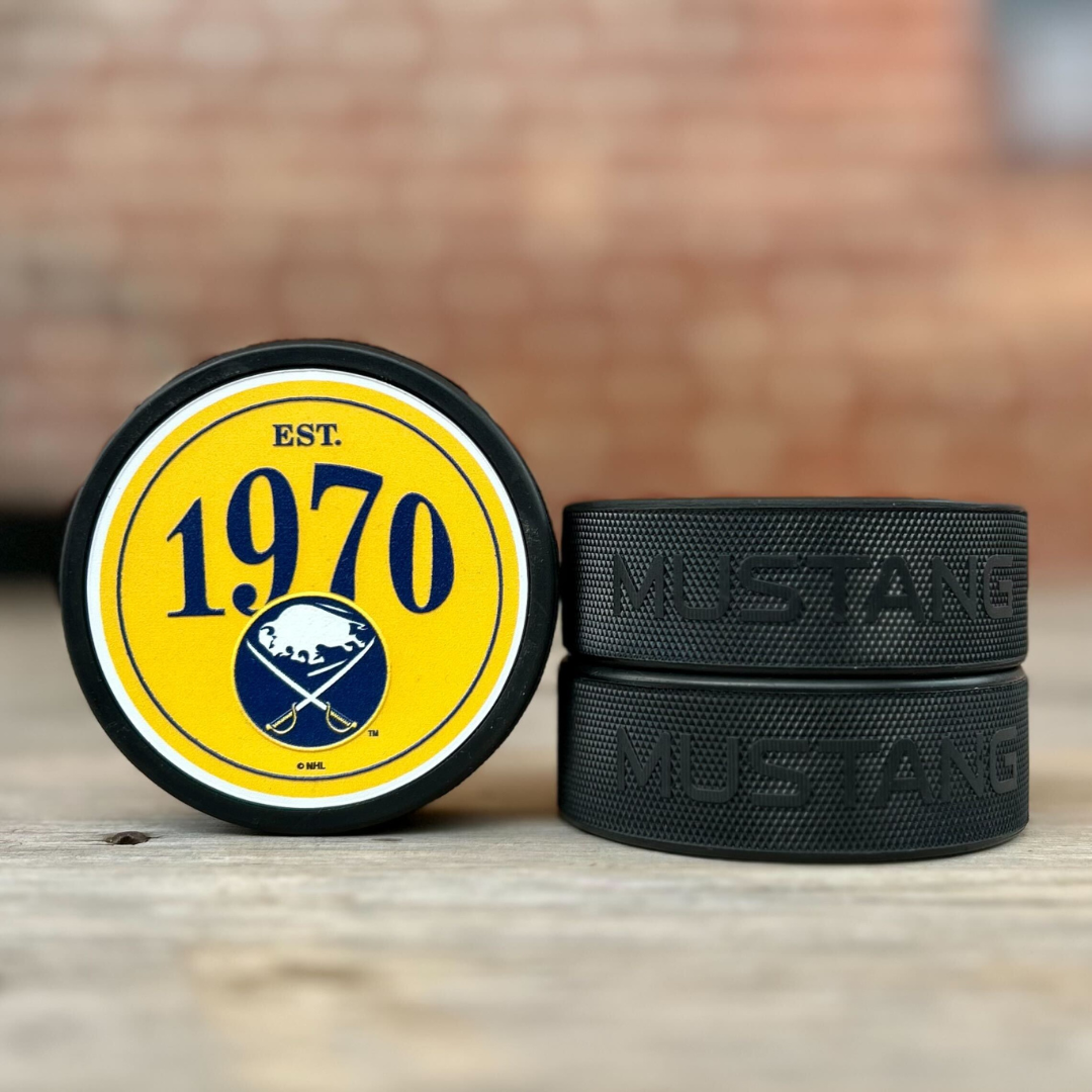 Buffalo Sabres 1970 Founding Year Puck – The Sport Gallery
