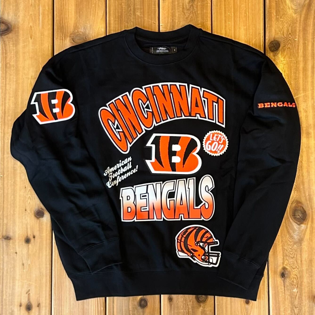 Cincinnati Bengals NFL Logos Crewneck Sweater – The Sport Gallery