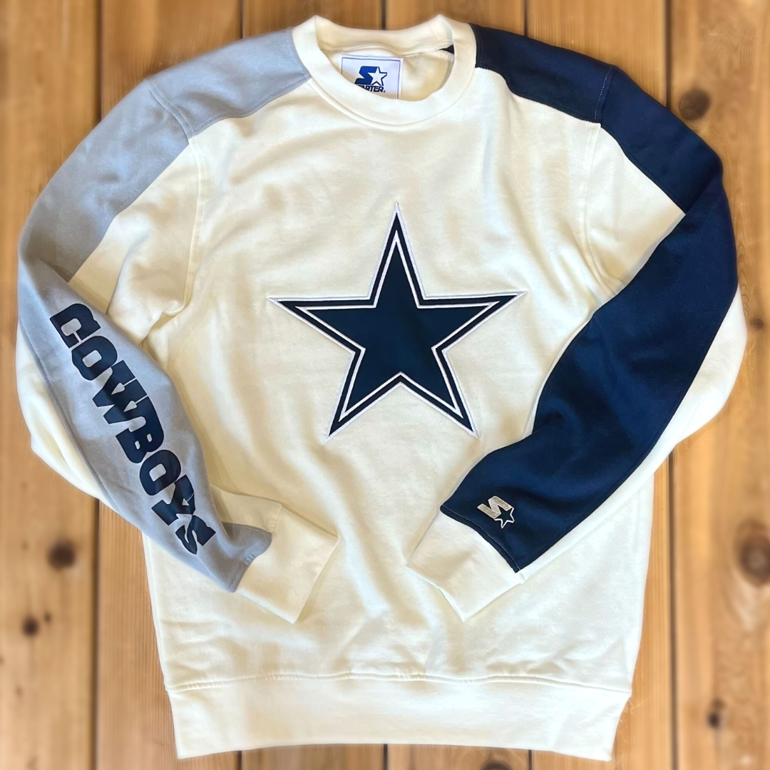 Dallas Cowboys Stadium Fleece Crew – The Sport Gallery