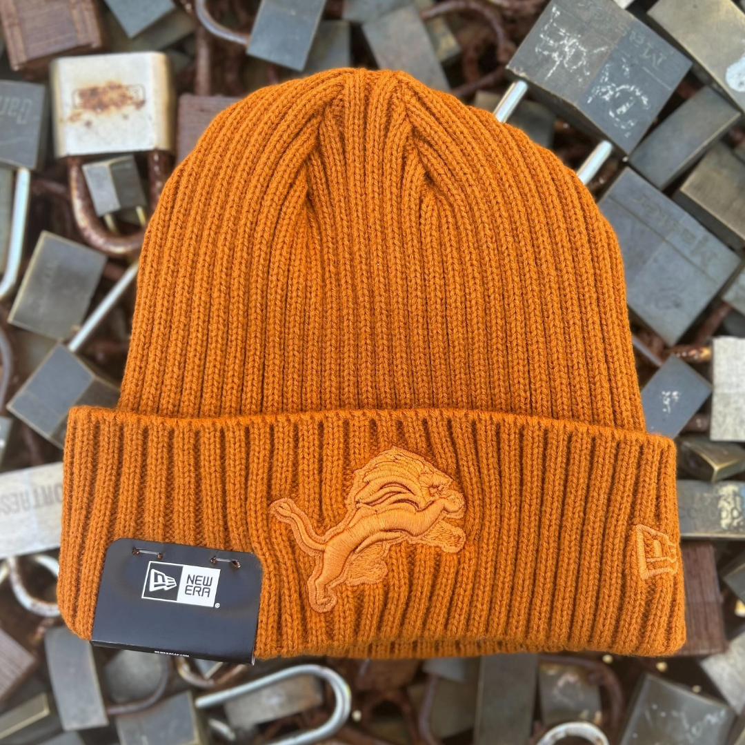 Detroit Lions NFL New Era Copper Colour Pack Knit Toque – The Sport Gallery