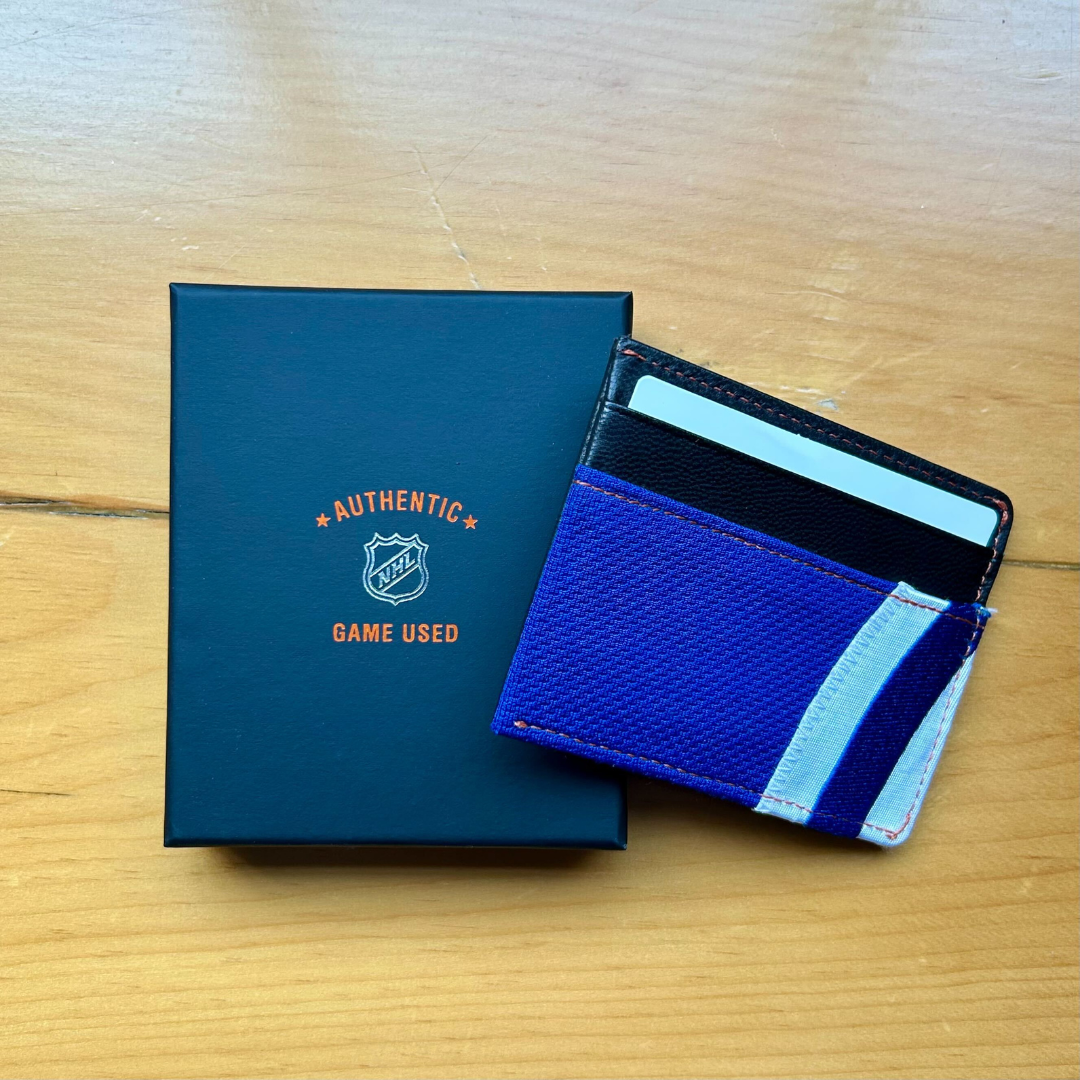Edmonton Oilers NHL Game-Used Jersey Money Clip Wallet – The Sport Gallery