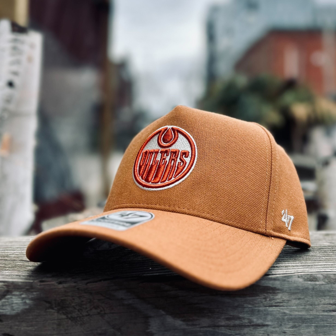 Edmonton Oilers NHL '47 Brand Clay Ballpark Offside DT Cap – The Sport ...