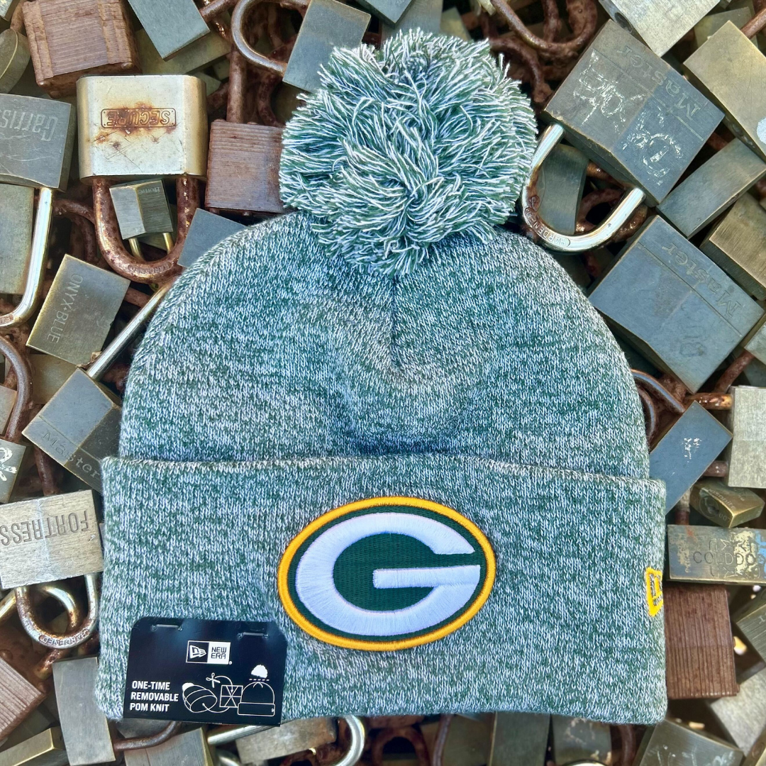Green Bay Packers NFL New Era Marled Knit Pom Toque – The Sport Gallery