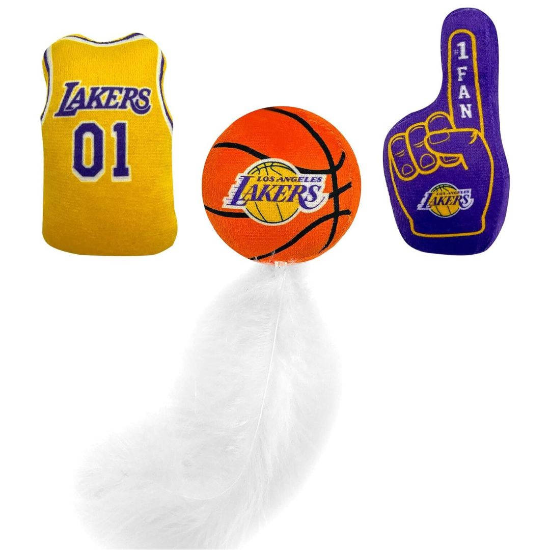 Los Angeles Lakers NBA 3-Piece Cat Nip Set – The Sport Gallery