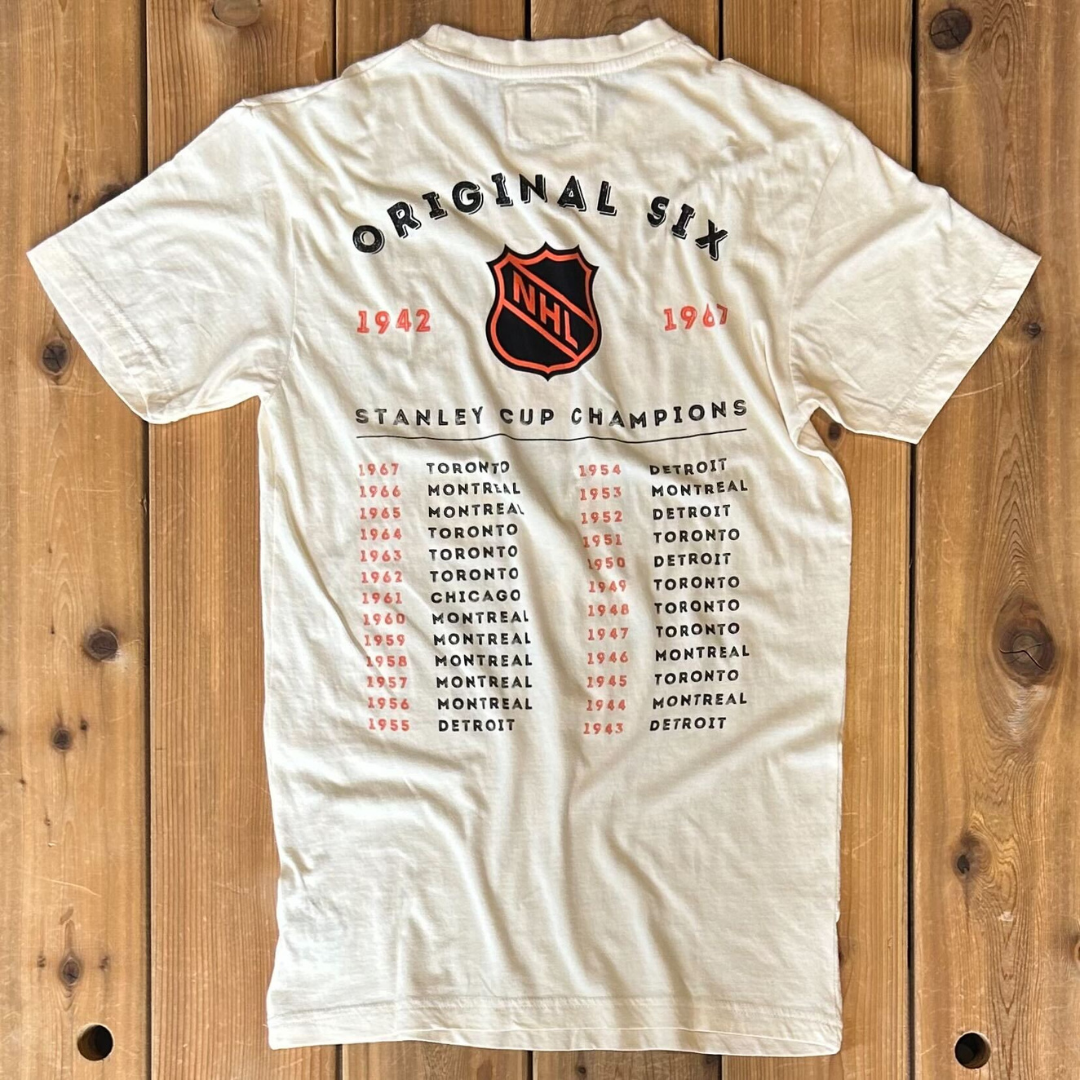 Original Six NHL Hockey Vintage Team Pennant Tee – The Sport Gallery