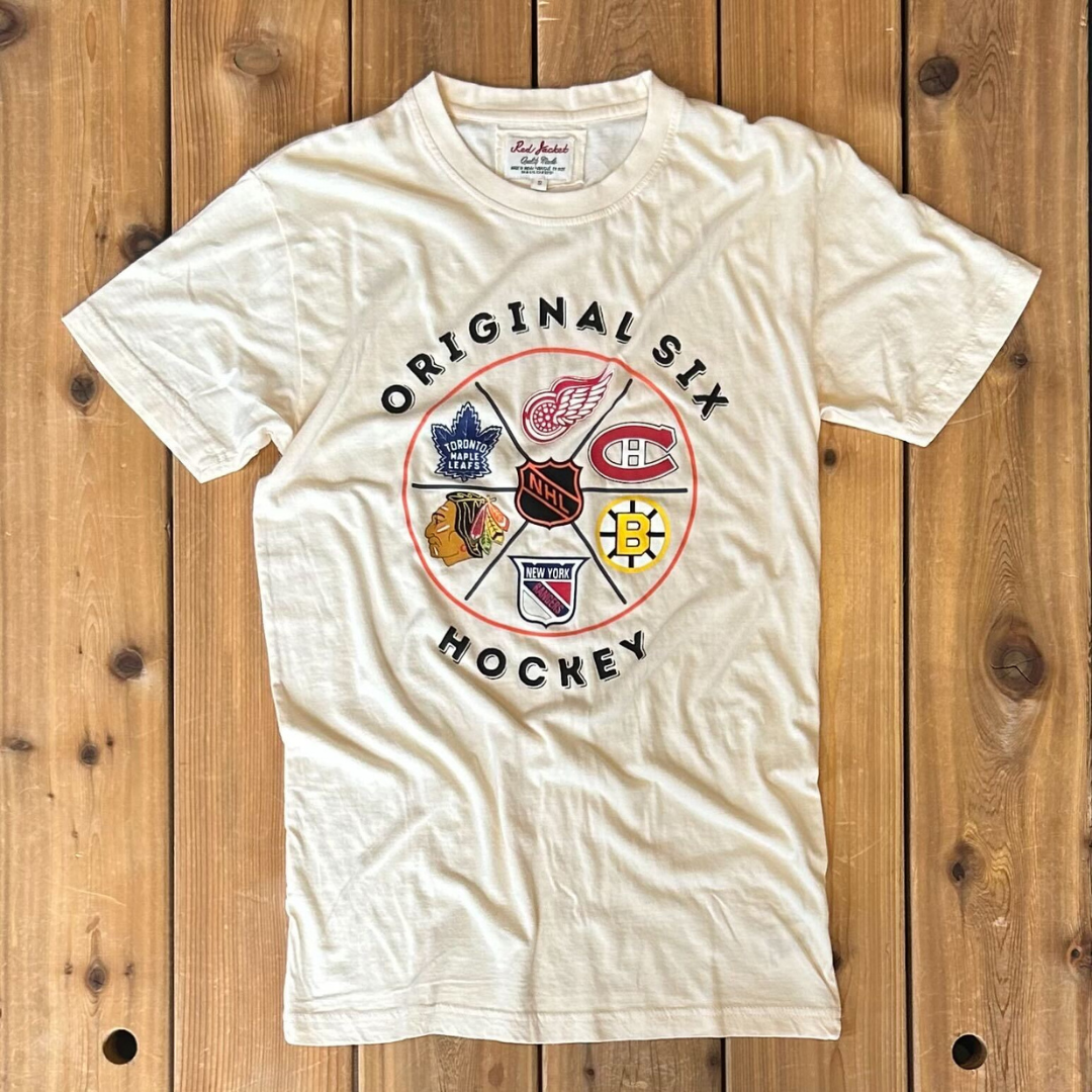 Original Six NHL Hockey Vintage Team Pennant Tee – The Sport Gallery