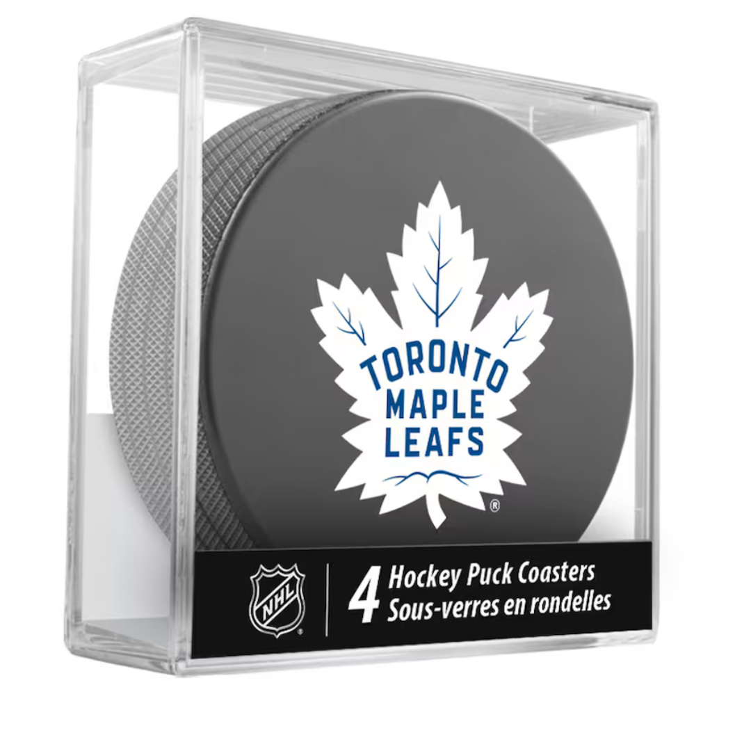 Toronto Maple Leafs Puck Coasters – The Sport Gallery