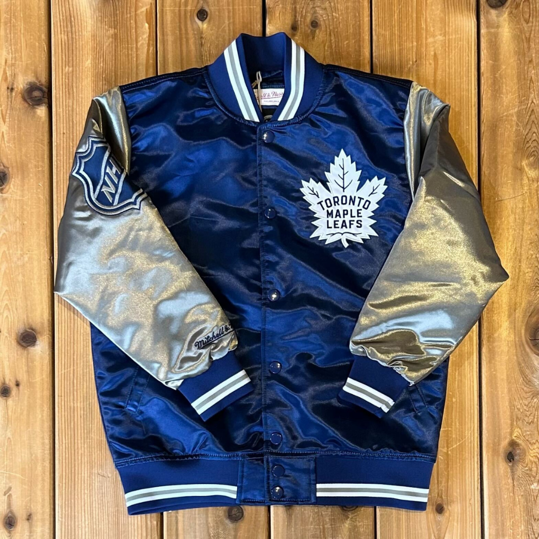 Toronto Maple Leafs NHL Youth Prime Time Heavy Weight Satin Jacket ...