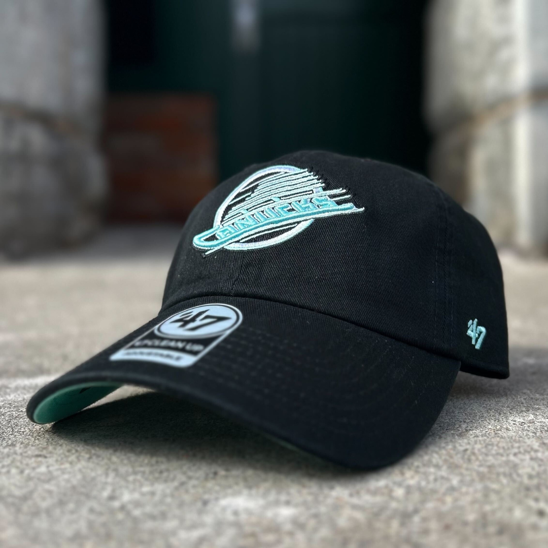 Vancouver Canucks NHL Black Mint Double Up Clean Up Cap – The Sport Gallery