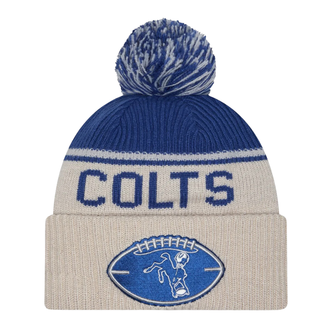Indianapolis Colts New Era NFL24 History Sideline Sport Knit Toque ...
