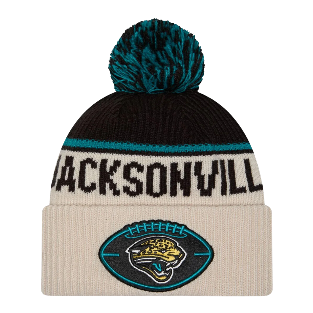 Jacksonville Jaguars New Era NFL24 History Sideline Sport Knit Toque ...