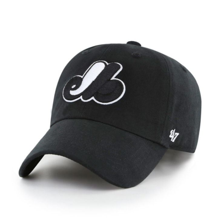Montreal Expos MLB Black and White Clean Up Cap – The Sport Gallery