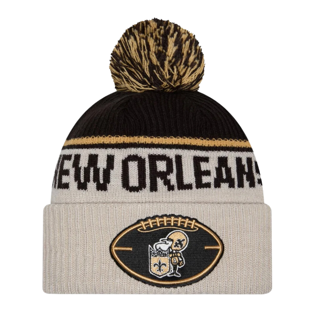 New Orleans Saints New Era NFL24 History Sideline Sport Knit Toque ...