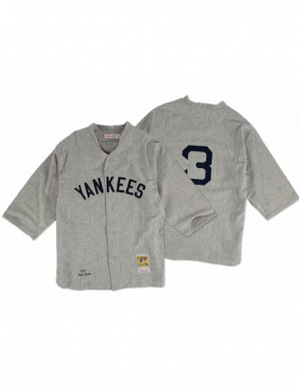 New York Yankees 1929 Babe Ruth Authentic Replica Jersey – The Sport ...