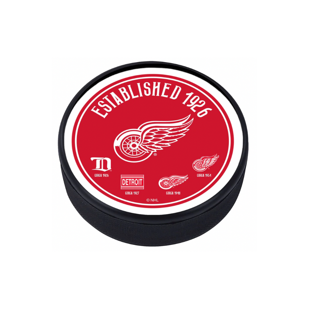 Detroit Red Wings Heritage Textured Puck – The Sport Gallery