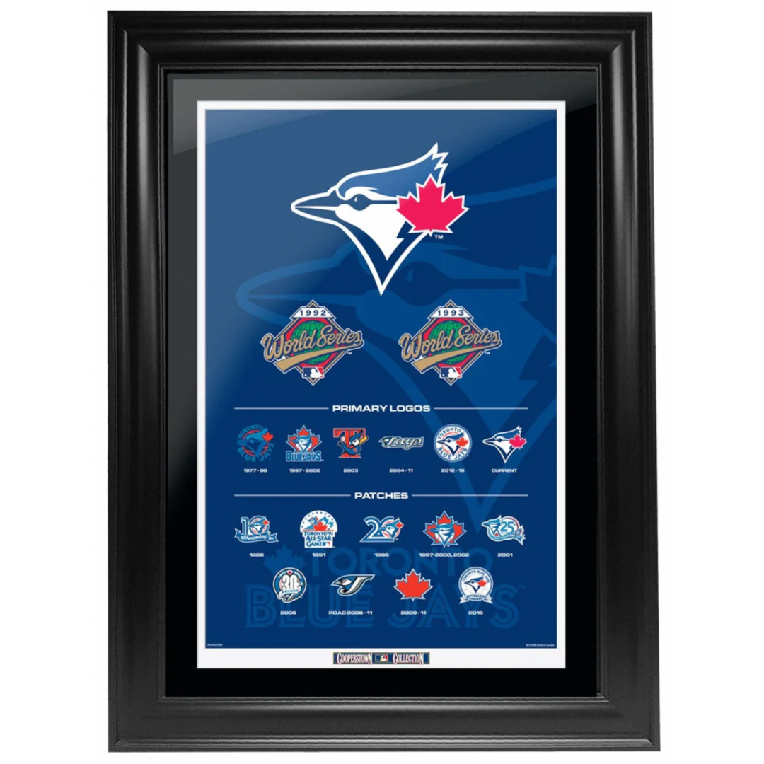 Toronto Blue Jays Logos to History Framed – The Sport Gallery