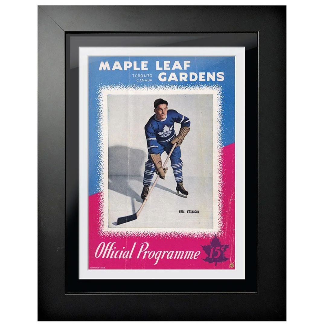 Toronto Maple Leafs Program Cover - Maple Leaf Gardens Bill Ezincki ...