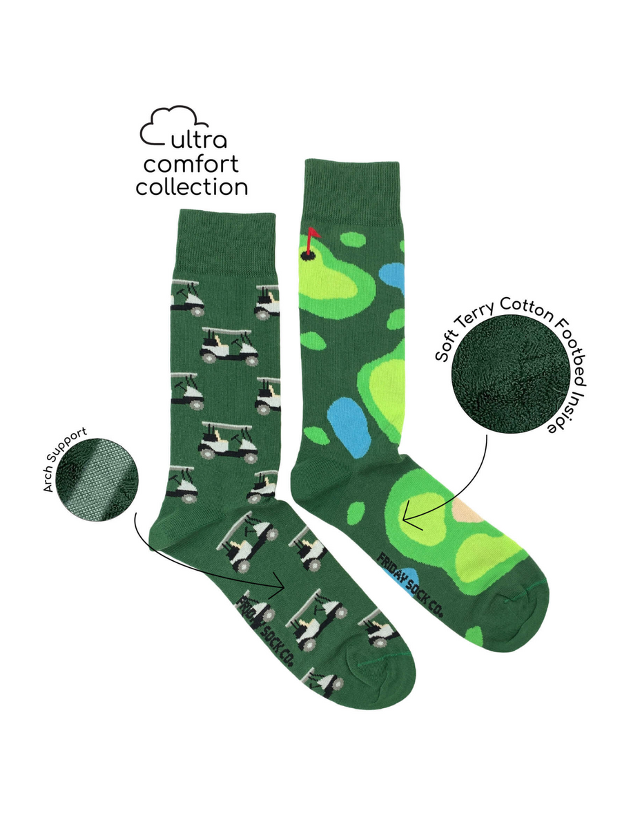 Purposely Mismatched Golf & Golf Cart Socks (Ultra Comfort) – The Sport ...