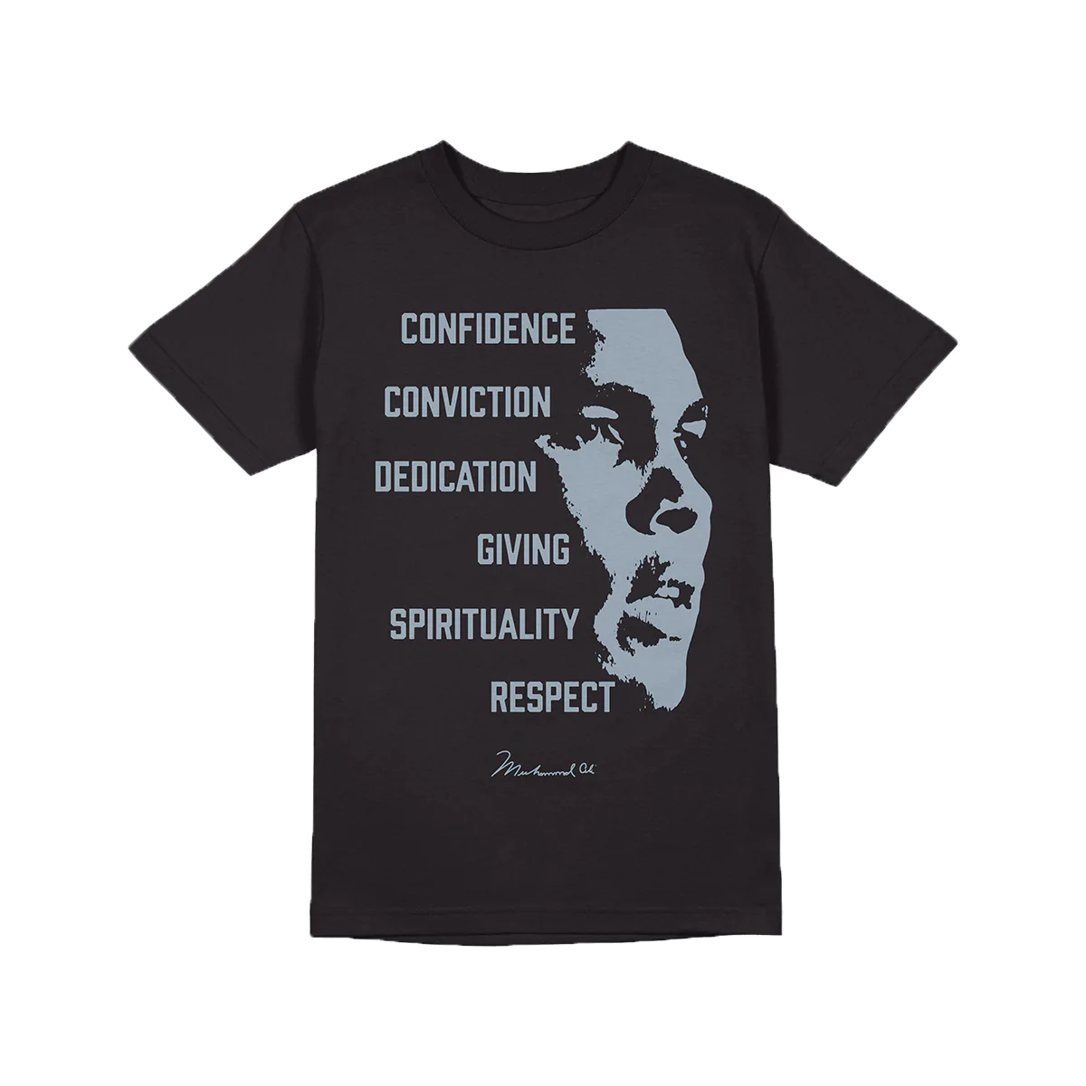 Muhammad Ali 6 Principles Tee (Black) – The Sport Gallery